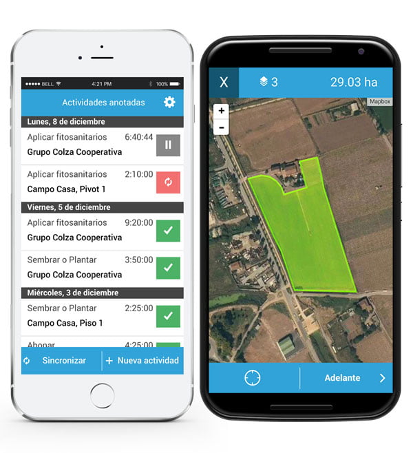 Agroptima MAPS: APP agrícola con mapas y GPS